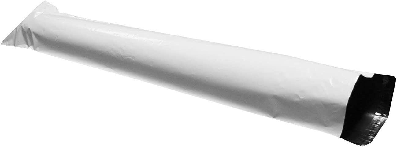 10-Pack 53" x 8" 2MIL FREE SHIPPING Self-Sealing White/Gray Poly ...