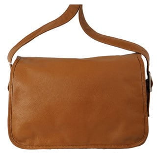 Piel Leather - FLAP-OVER LEATHER HANDBAG - Walmart.com - Walmart.com