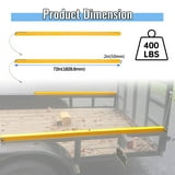 HECASA Tailgate Lift Assist System, 2-Sided Utility Trailer Ramp ...