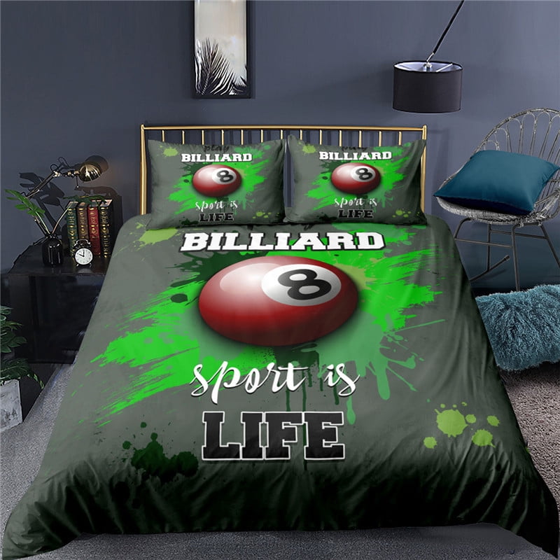 Soccer Ball Pattern Bed Decor Bedclothes 3D Bedding Set Football 3D ...