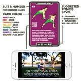 Stack 52 Kettlebell Exercise Cards. Workout Playing Card Game. Video ...