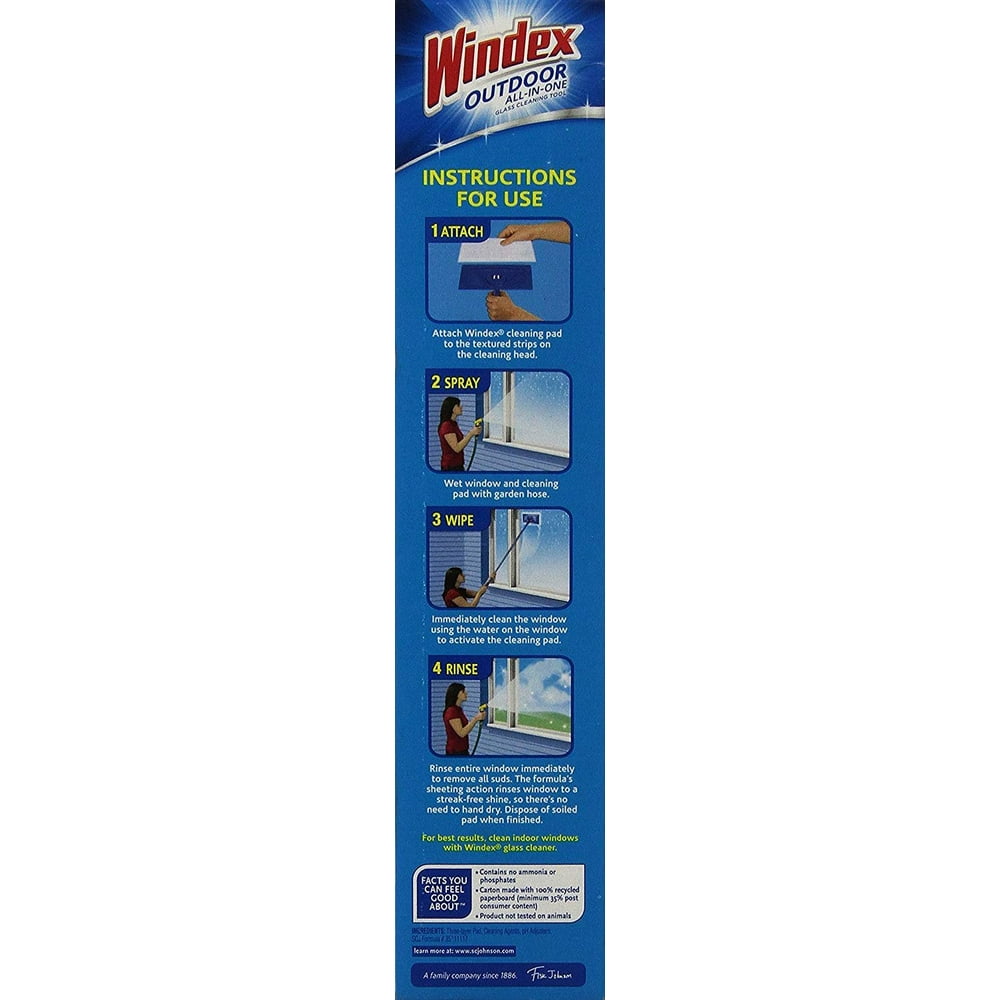 Windex Cleaner Window Outdoor All in One - Walmart.com - Walmart.com