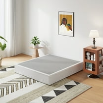 Zinus 9" Metal Box Spring with Wood Slats, Mattress Foundation, Queen ...