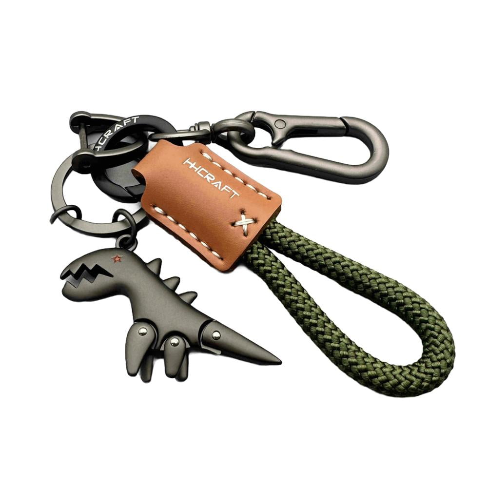 Click here for Gxfcai Dinosaur Keychain With Zinc Alloy Braided S... prices