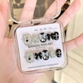 [Original real shot] Handmade armor new Internet celebrity bow black ...