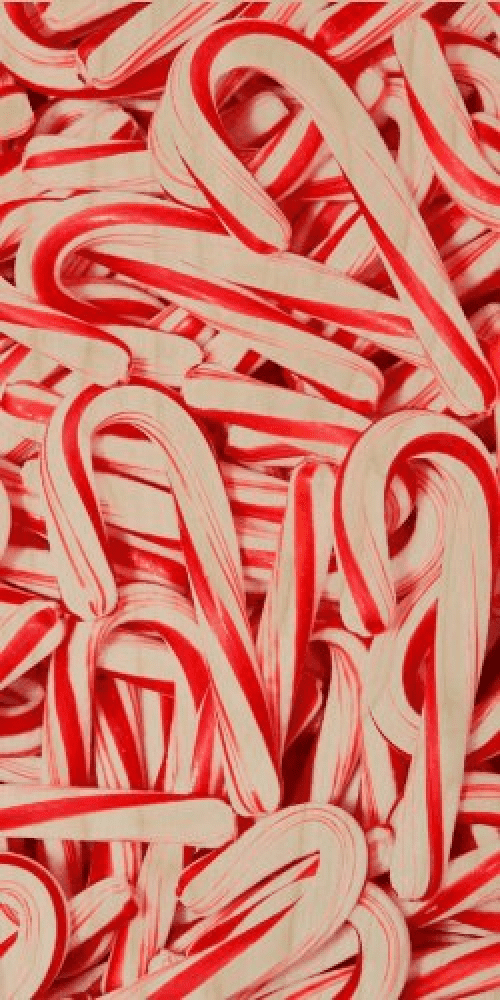 Stack of Candy Canes Christmas Holidays Red - Plywood Wood Print Poster ...