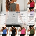 Baeitkot Women's Solid Color Round Neck Top Women's Fashion Solid Color ...