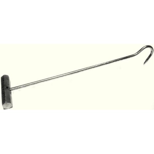 Super-Long Meat Hook / Poultry-Dolly Hook w/Aluminum Handle - 24 ...