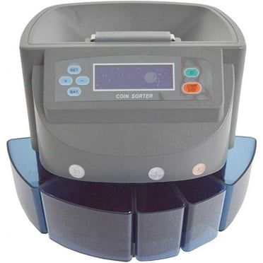 TidBay Coin Counter Machine with LCD Screen, 500 Coins Capacity ...