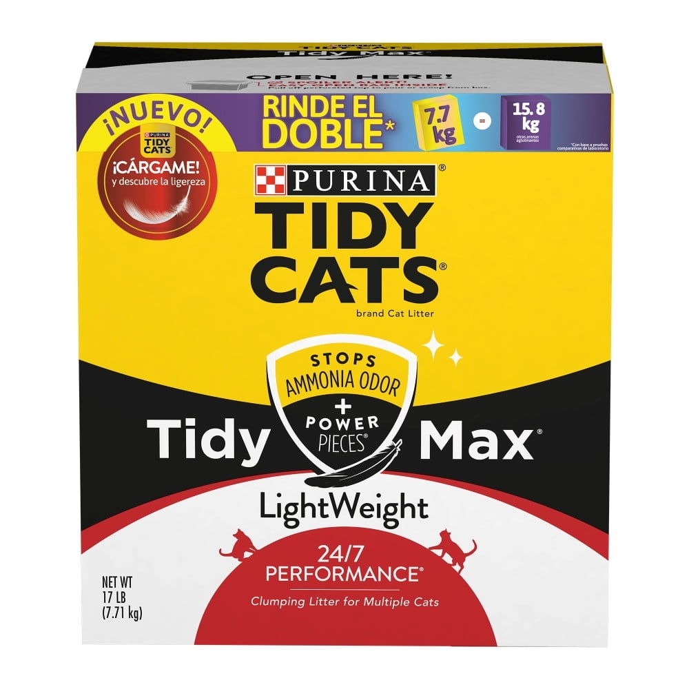Arena para gato Purina Tidy Cats 7.71 kg Premium (rinde el doble 15.8kg ...