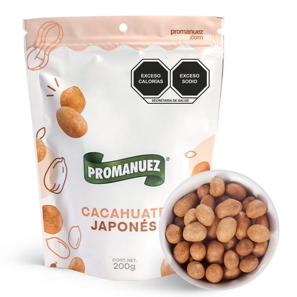 Paquete De 6 Promanuez Cacahuate Japones 200Gr | Walmart en línea