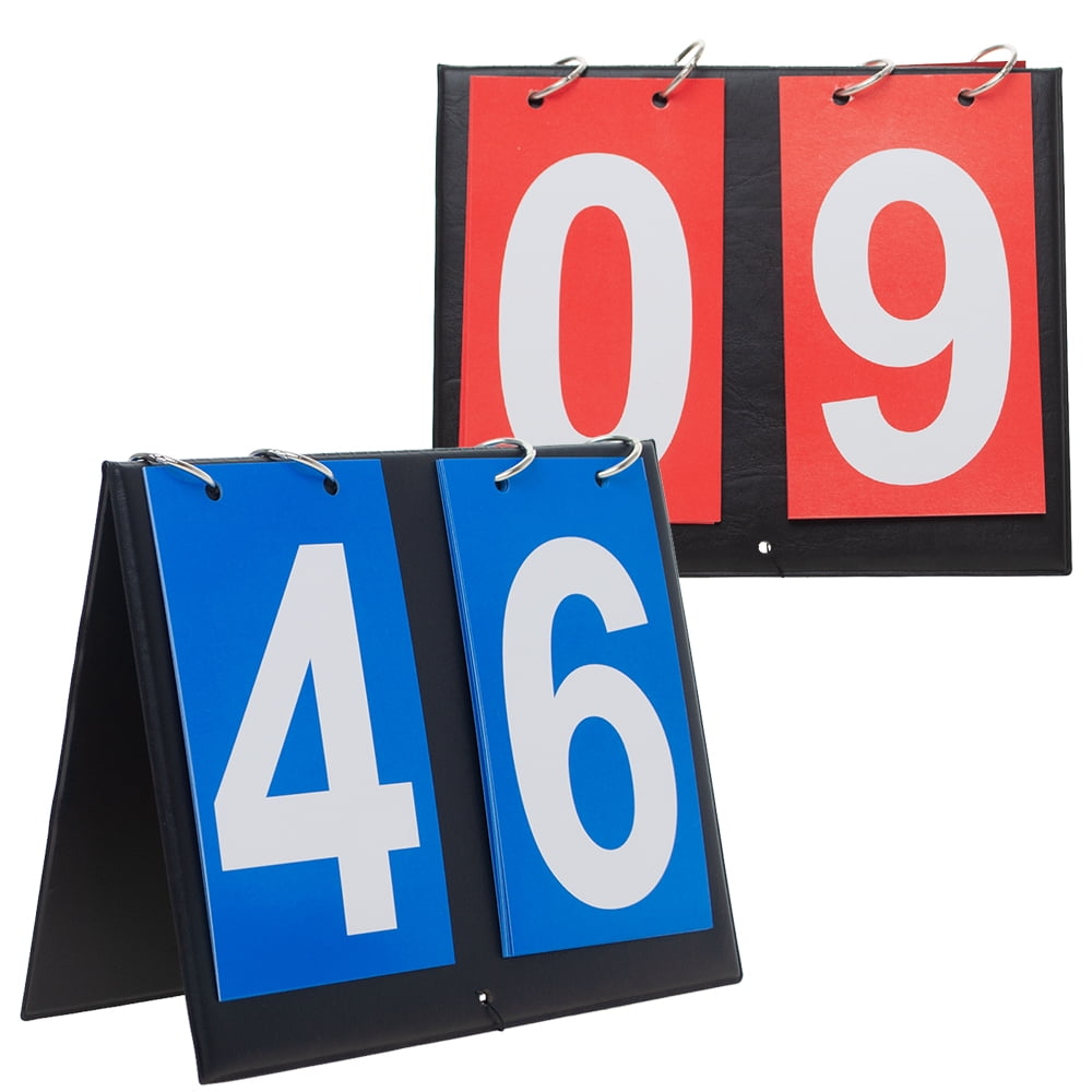 GOGO 2 Sets Portable Tabletop Sports Scoreboards Scorekeeper 00-99-Blue ...