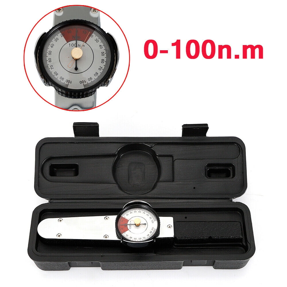 0-100n.m Dial Indicator Torque Wrench Torquemeter Precision fastener ...