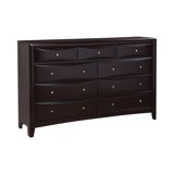 Phoenix Bedroom Set with Bookcase Headboard Deep Cappuccino - Walmart.com