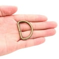 Wuuycoky Metal D-Rings Buckle, 1.25 inch Non-Welded for Webbing Sewing ...