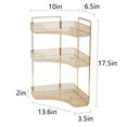 Logianis 3-Tier Bathroom Corner Organizer Countertop Organizer ...