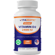 Nutricost Vitamin D2 Supplement (2000 IU) 240 Capsules - Non-GMO ...