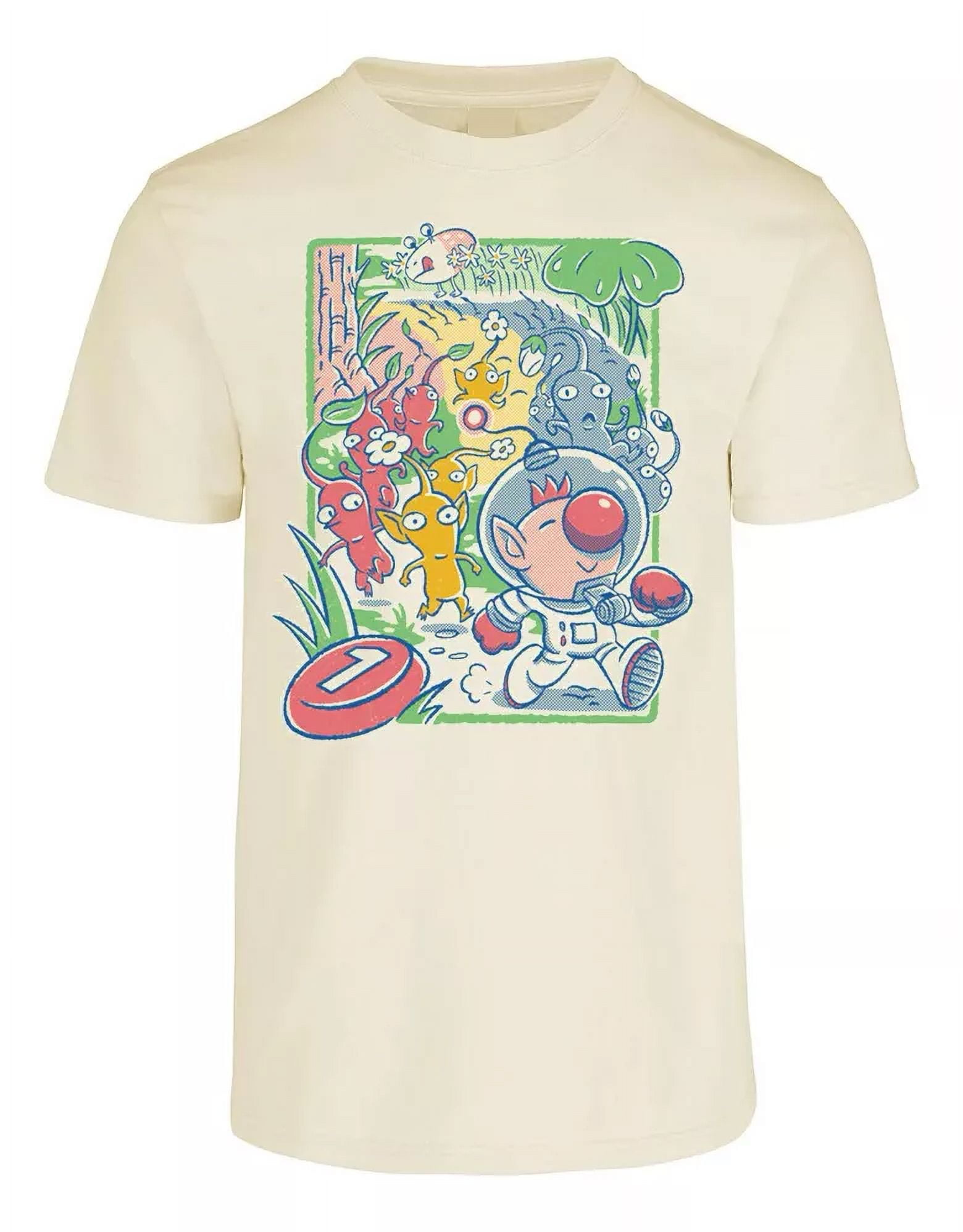 Playeras Camiseta Pikmin Juego Capitan Olimar Gamecube Unsx | Walmart ...