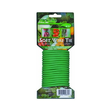 65ft (20m) BLACK flat Plastic Twist Tie Roll with Cutter - Walmart.com