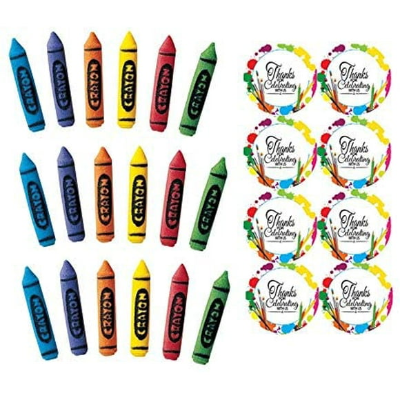 Crayon Cupcake Toppers