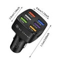 Six-Port Car Charger - 15A High-Current,QC3.0 Fast Charging with Multiple USB Ports - Walmart.com