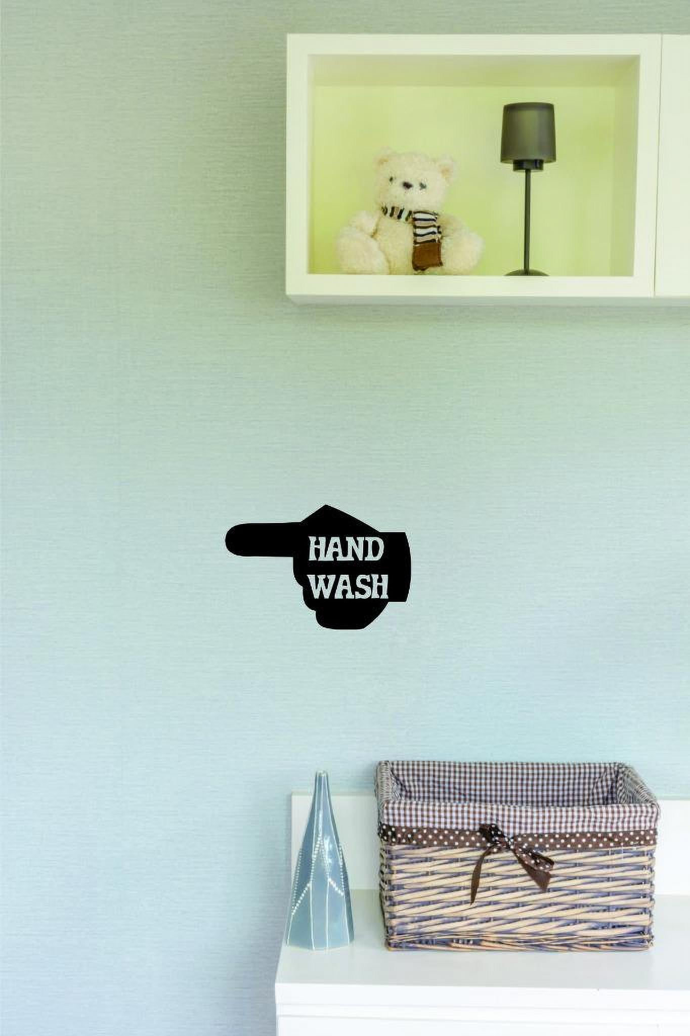 Wall Design Pieces Hand Wash Laundry Room Quote 12x18" - Walmart.com