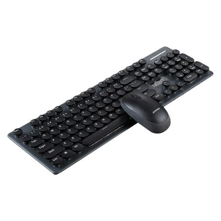 N520 Wireless Keyboard Punk Mechanical Feeling Keyboard and Mouse Set ...