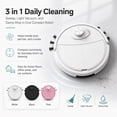 3 in 1 Rechargeable Mini Robot Vacuum, Low Noise Automatic Sweeping ...