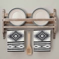 4 Pack Gray Southwestern Kitchen Towels Native Aztec Ethnic Style ...