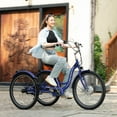 MOONCOOL 24"/26" Electric Tricycle for Adults, 350W 36V 7 Speeds ...