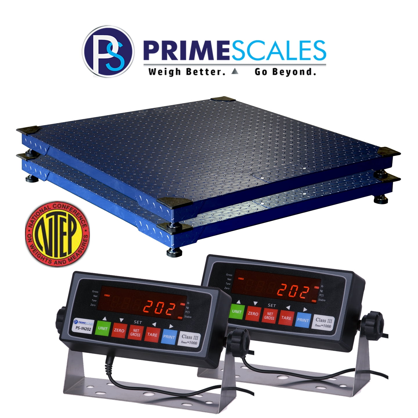 Prime Scales 4x4 Feet 5000x1lb My Scale Fw4x4 Heavy Duty Legal For