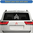 E 5 Sergeant Rank Sticker Decal Die Cut Self Adhesive Vinyl