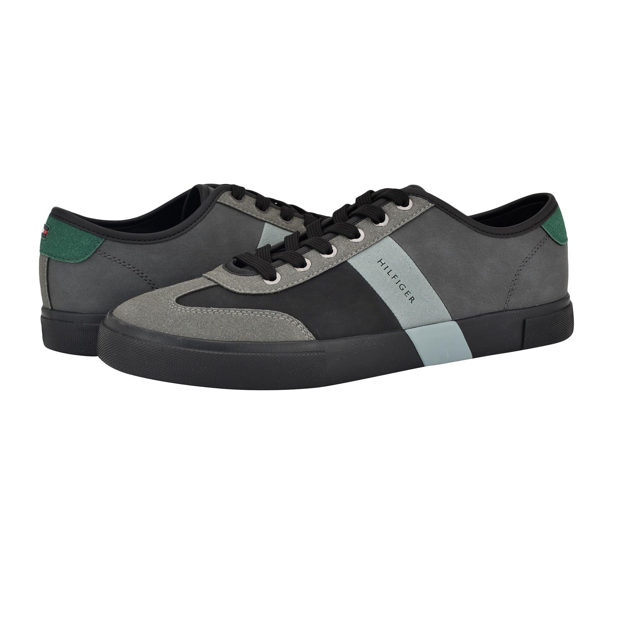 Zapatilla Tommy Hilfiger Pandora para hombre gris/negra talla 12 ...