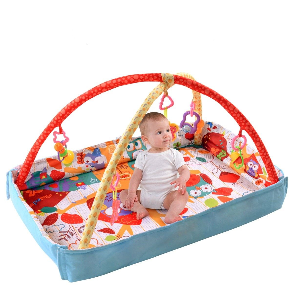 Costway 3 In 1 Multifunctional Baby Infant Activity Gym Play Mat Costway 3 In 1 Multifunctional Baby Infant Activity Gym Play Mat