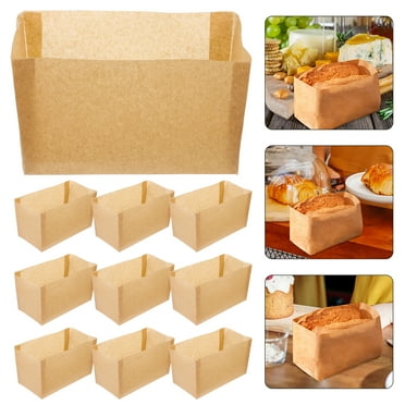 Loaf Bread Baking Liners, Disposable Paper Loaf Bread Pan Liners, Loaf ...