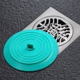 5pcs Silicone Floor Drain Plug Cover Kitchen Bath Tub Sink Rubber Water ...