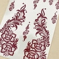 1 Sheet Flower Henna Sticker Waterproof Brown Hand Sticker For Women ...