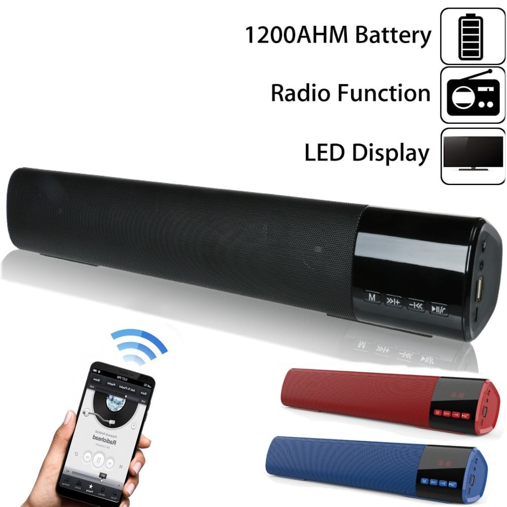 15.5-Inch Bluetooth Sound Bars for TV/PC w/ 2 X 5W Audio Soundbar Wired ...