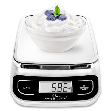 Taylor Digital Glass Platform White Base Food Scale and Kitchen Scale ...