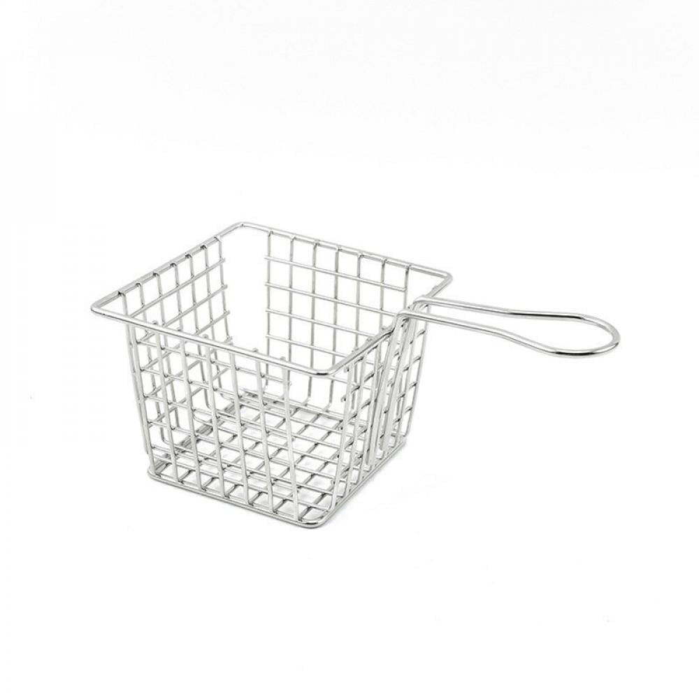 Stainless Steel French Fries Basket Mini Frying Basket Strainer Fryer ...