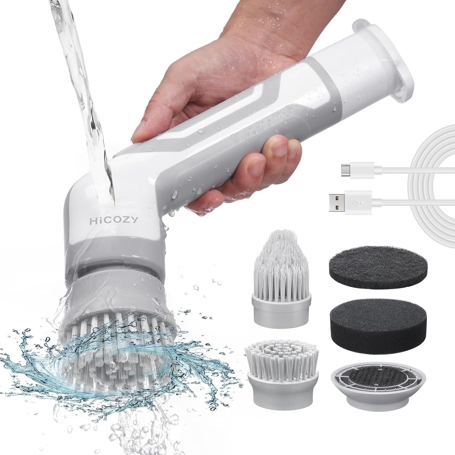 Click here for Hicozy Electric Spin Scrubber  Cordless Shower Cle... prices