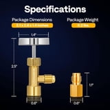 SPECSTAR R134a Can Tap Valve Puncture Style, Refrigerant Dispenser with ...