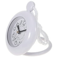 Sana's White Bathroom Shower Rope Clock with Stand. Water Resistant ...