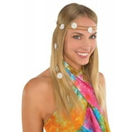 Embroidered Peace Sign Hippie Headband - Walmart.com