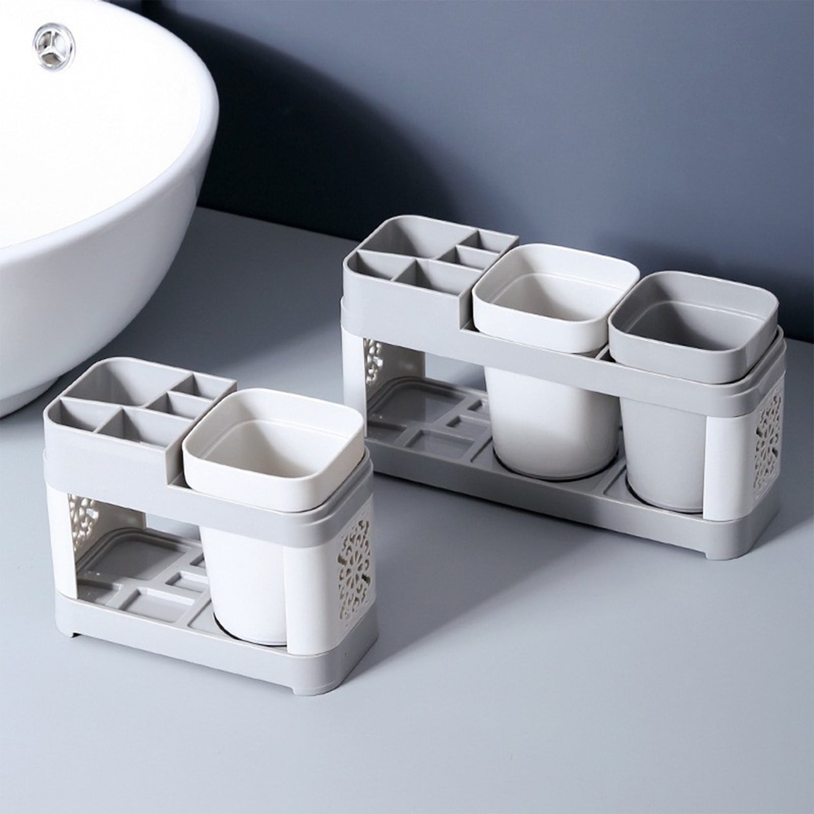 Click here for Blaxill Toothbrush Stand Organizer Plastic Wash Cu... prices