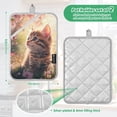 Flowers Spring Cute Cats Butterflies Pot Holder Heat Resistant Mat Oven ...