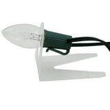 Projectpak 100 Pack Indoor/Outdoor Bulb Hanger, Shingle Tab Light Clip ...