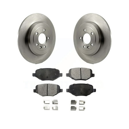 Transit Auto - Rear Disc Brake Rotors And Semi-Metallic Pads Kit For ...