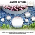 VirgilSon 6 Stainless Steel Gazing Balls (50-150mm), Polished Hollow ...
