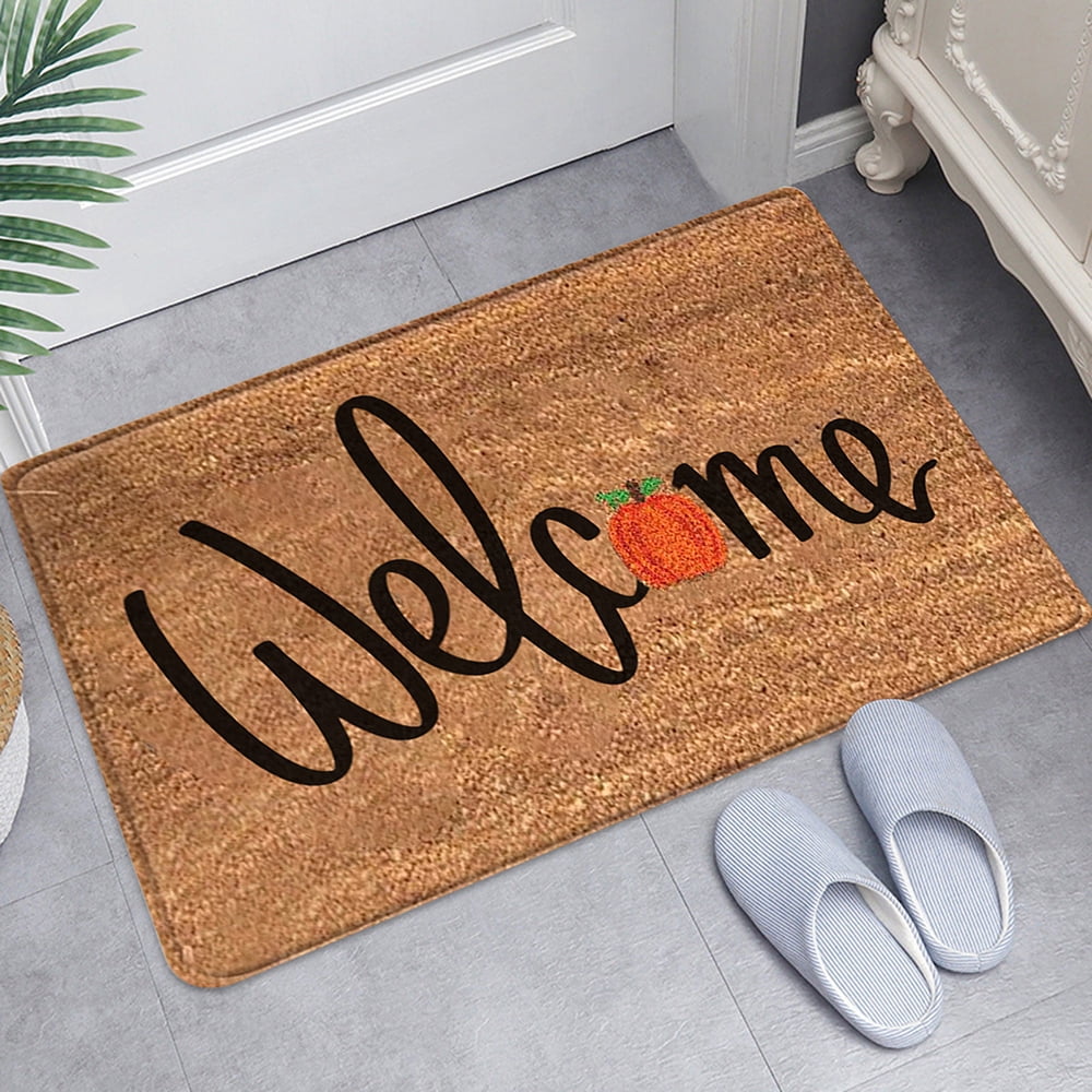 SuoKom Halloween Door Mat, 24 x 16 Inch Halloween Welcome Mats, Pumpkin ...
